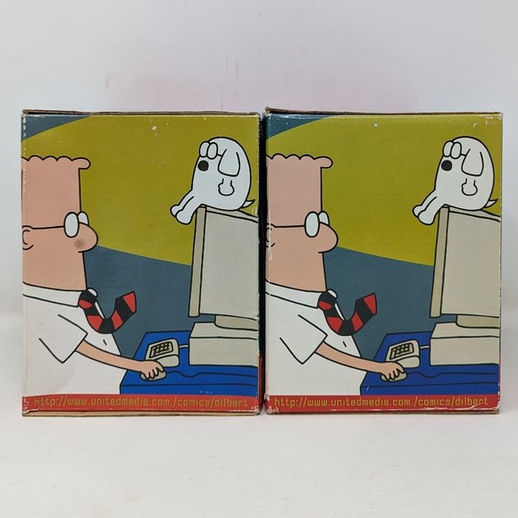 Toys | Dogbert And Dilbert Plush In The Computer Screen Box Comic Strip ...